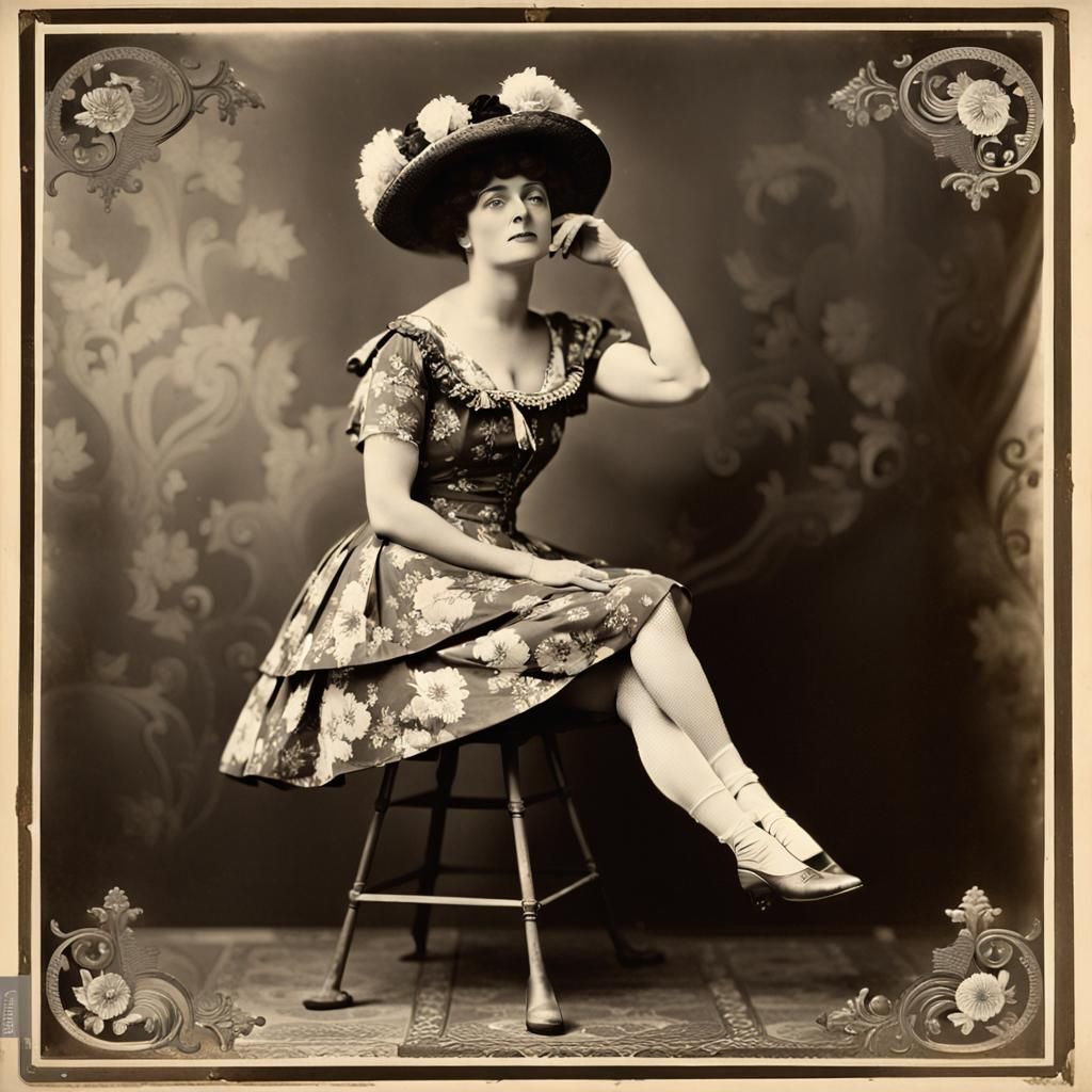 Burlesque beauty - AI Generated Artwork - NightCafe Creator