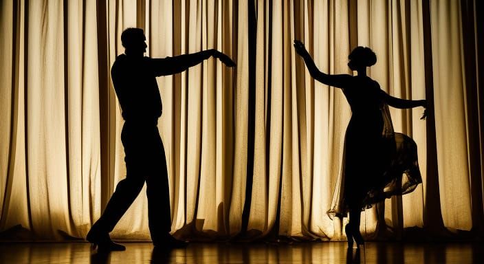 Shadow dancing - AI Generated Artwork - NightCafe Creator