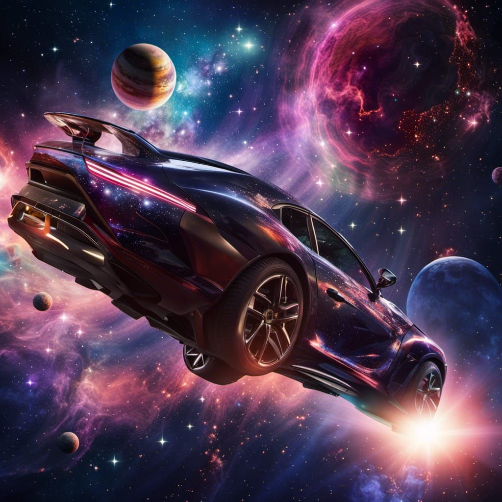 A car capable of space travel ... - AI Generated Artwork - NightCafe ...