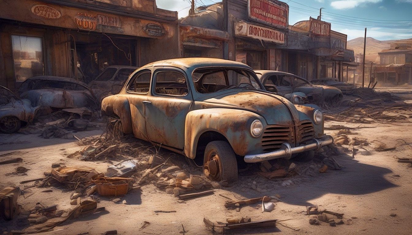 Fallout series #58 - AI Generated Artwork - NightCafe Creator