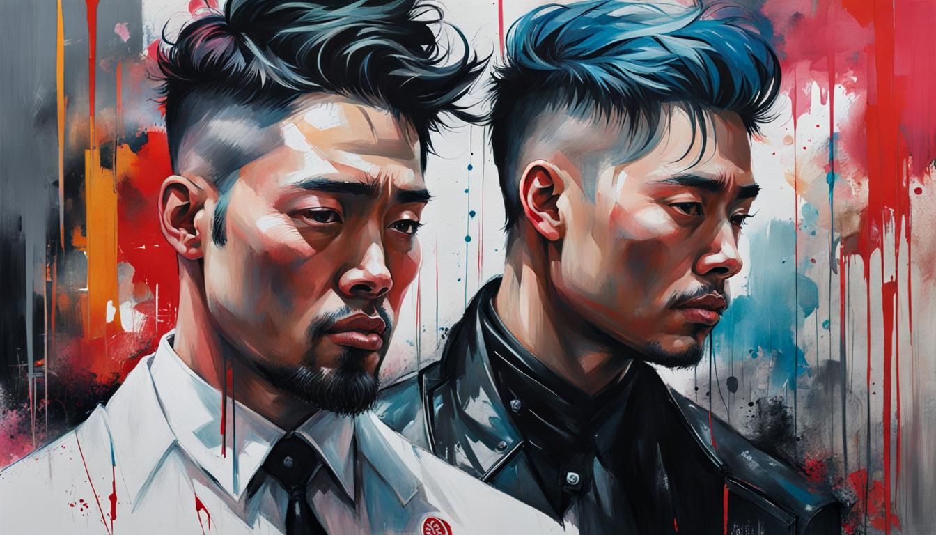 Asian Men - AI Generated Artwork - NightCafe Creator