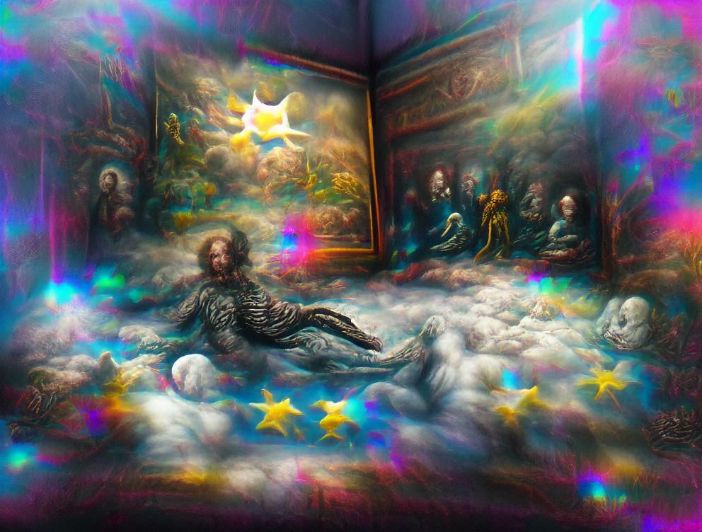 Cursed Doorstep 8k resolution holographic astral cosmic illustration ...