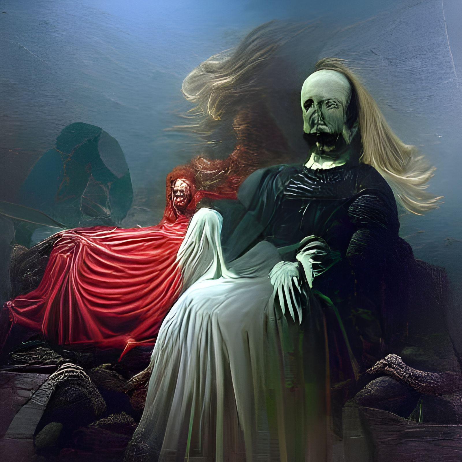 Death becomes her - AI Generated Artwork - NightCafe Creator
