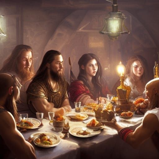 Feast - AI Generated Artwork - NightCafe Creator