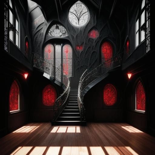 Doom house of horror - AI Generated Artwork - NightCafe Creator