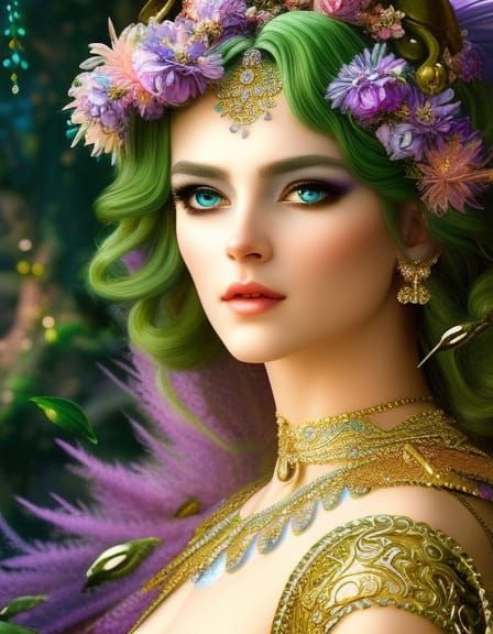 Colorful Fae 2 - AI Generated Artwork - NightCafe Creator