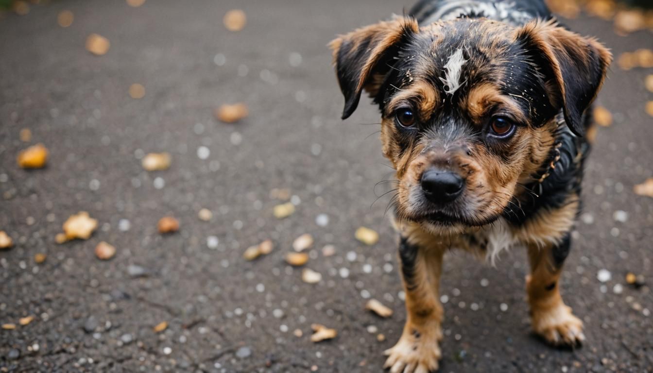 Pretty rotten dog. - AI Generated Artwork - NightCafe Creator