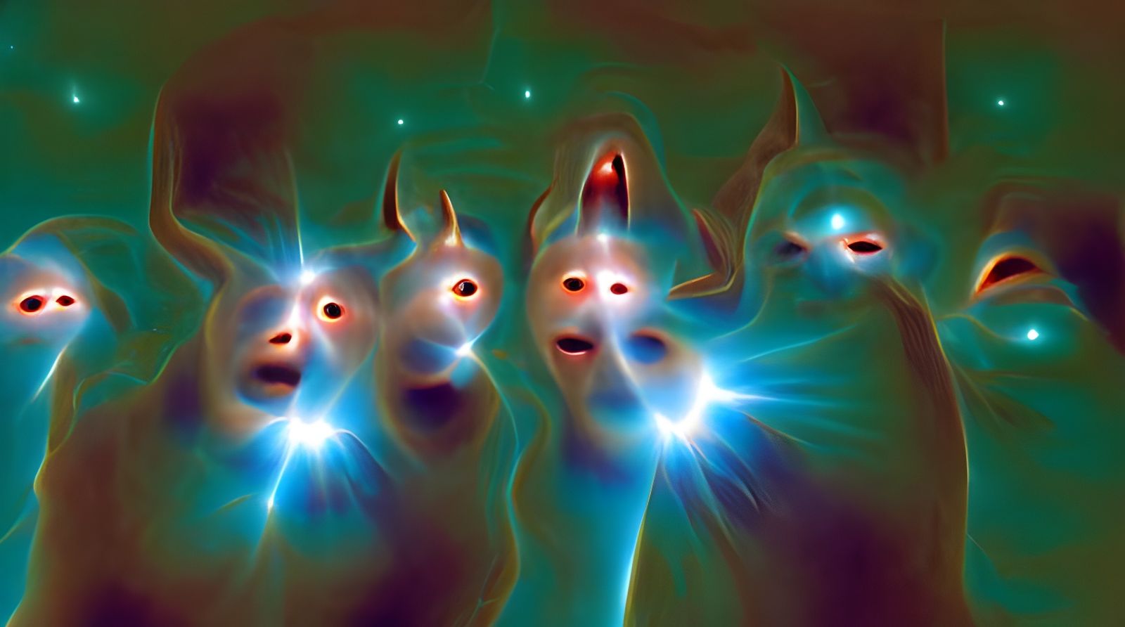 Supernatural entities singing an apocryphal chorus - AI Generated ...