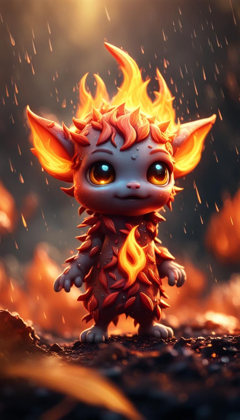 Fire Imp - Good - AI Generated Artwork - NightCafe Creator