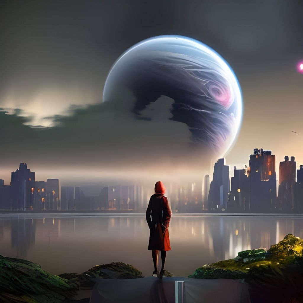 Jupiter Approaching - AI Generated Artwork - NightCafe Creator