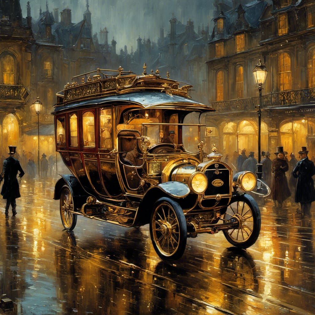 Vintage Car - AI Generated Artwork - NightCafe Creator