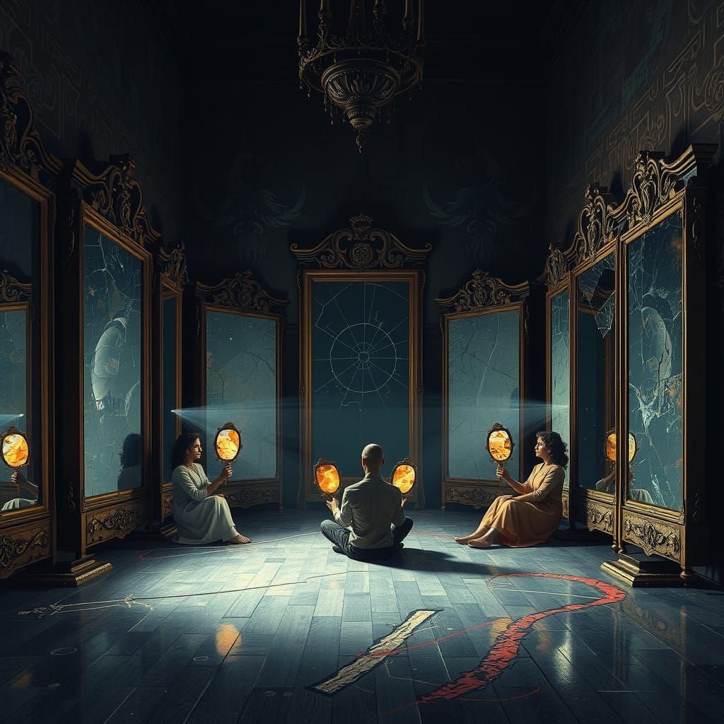 Shadow work process - Ancient Mirror Chambers of the Soul