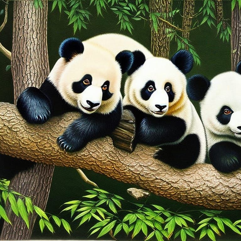 The Panda - AI Generated Artwork - NightCafe Creator