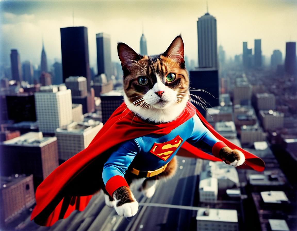 Super Kitty - AI Generated Artwork - NightCafe Creator