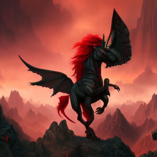 Pegasus's reaper twin. - AI Generated Artwork - NightCafe Creator