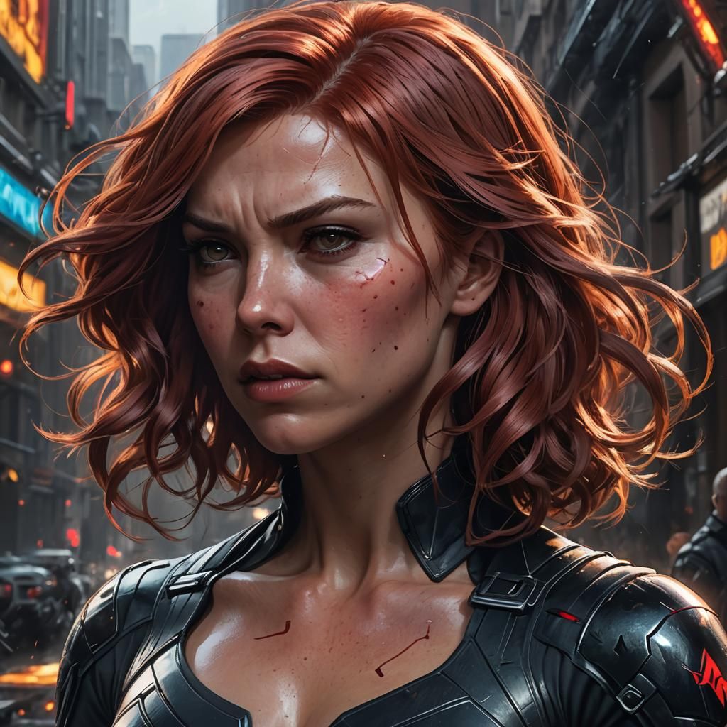 Black widow - AI Generated Artwork - NightCafe Creator