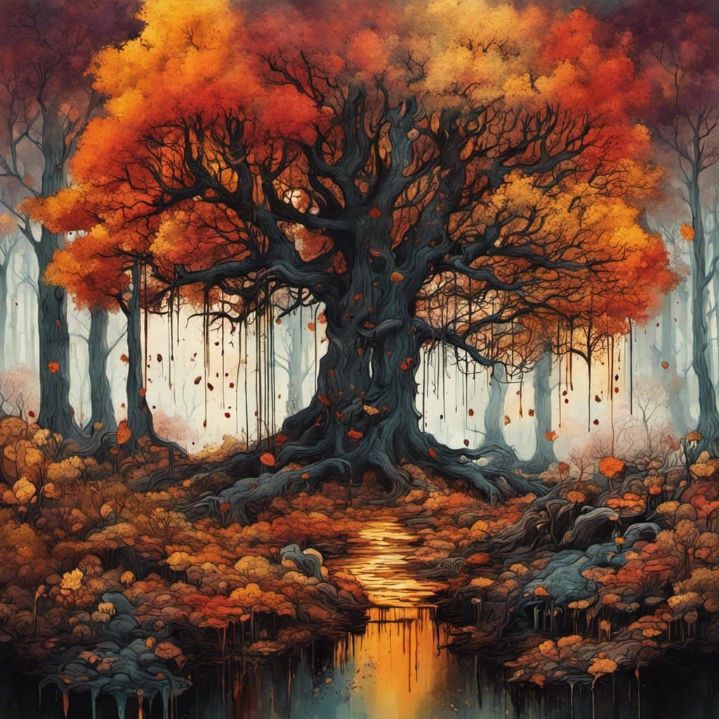 Autumn - AI Generated Artwork - NightCafe Creator