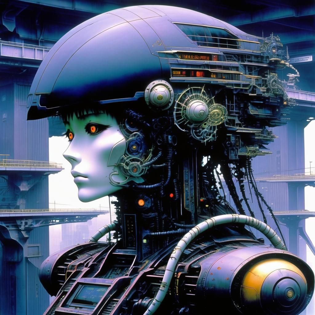 Cyber Android - AI Generated Artwork - NightCafe Creator