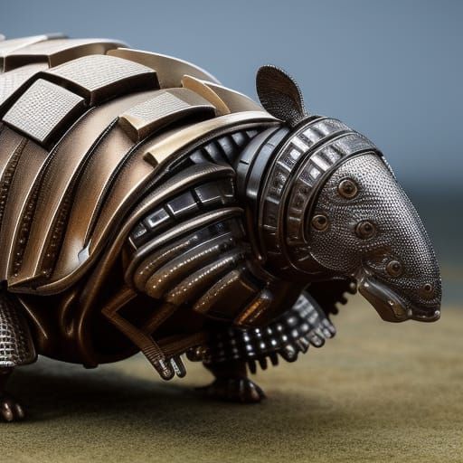 Mecharmadillo - AI Generated Artwork - NightCafe Creator