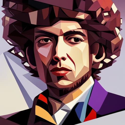 cubist painting, Neo-Cubism, layered overlapping geometry, art deco ...