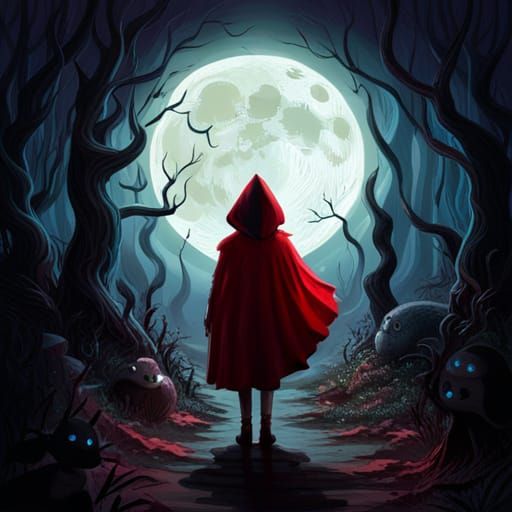 little red riding hood - AI Generated Artwork - NightCafe Creator