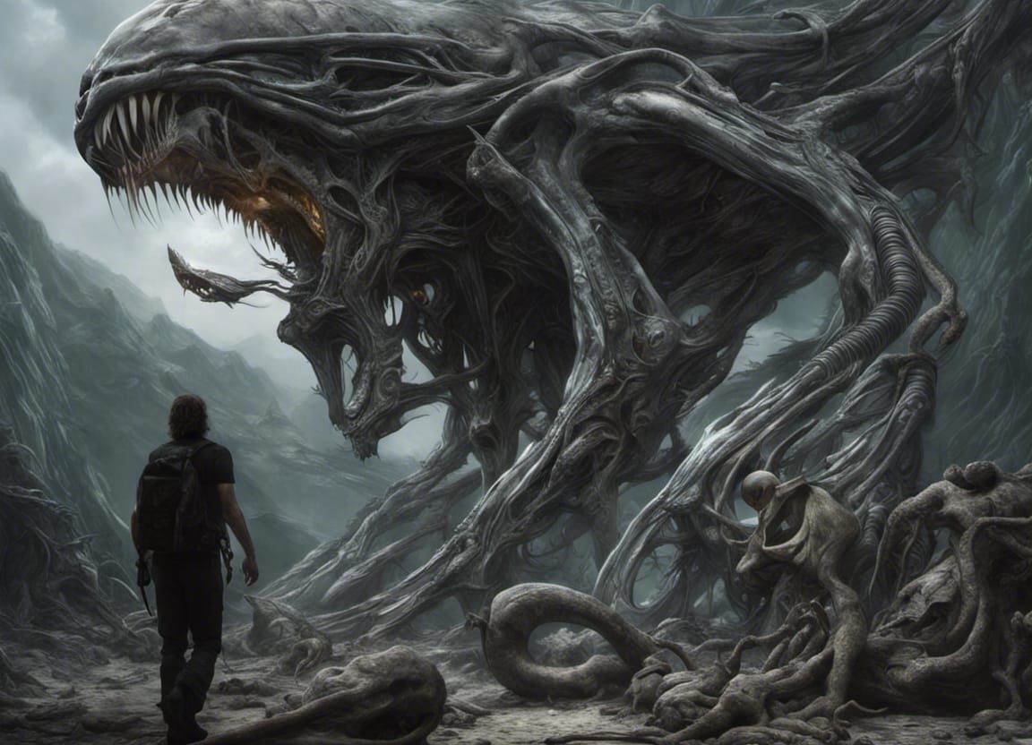 ALIEN HORROR 5 - AI Generated Artwork - NightCafe Creator