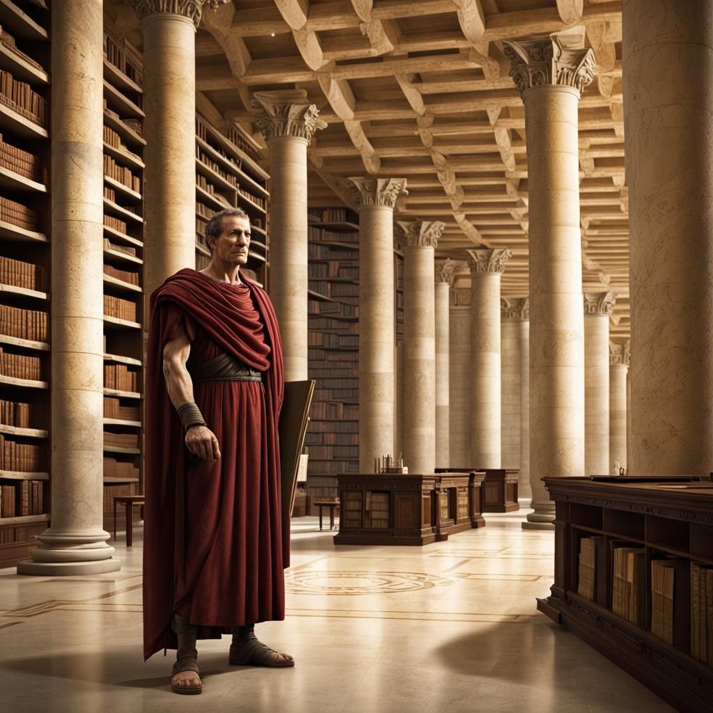 Julius Caesar and The Library of Alexandria - The Statesman - AI ...