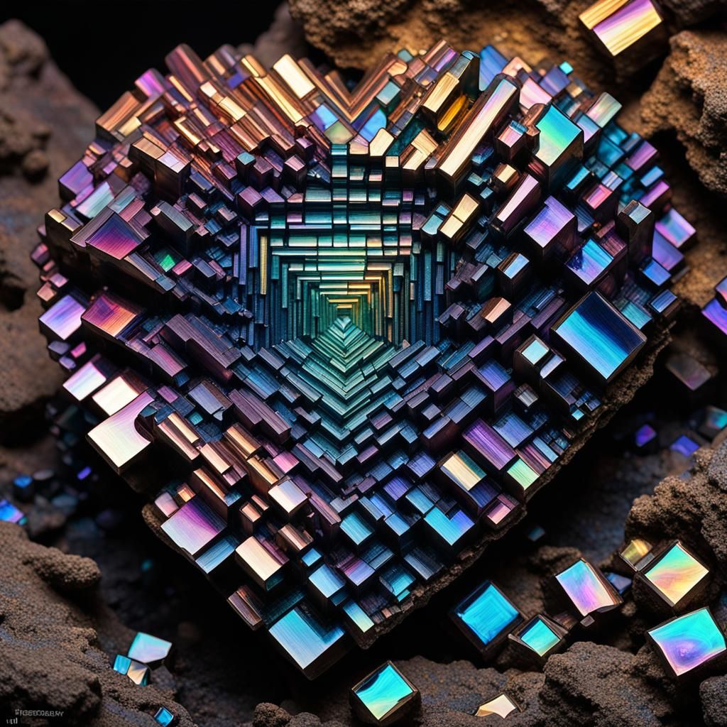 Bismuth - AI Generated Artwork - NightCafe Creator