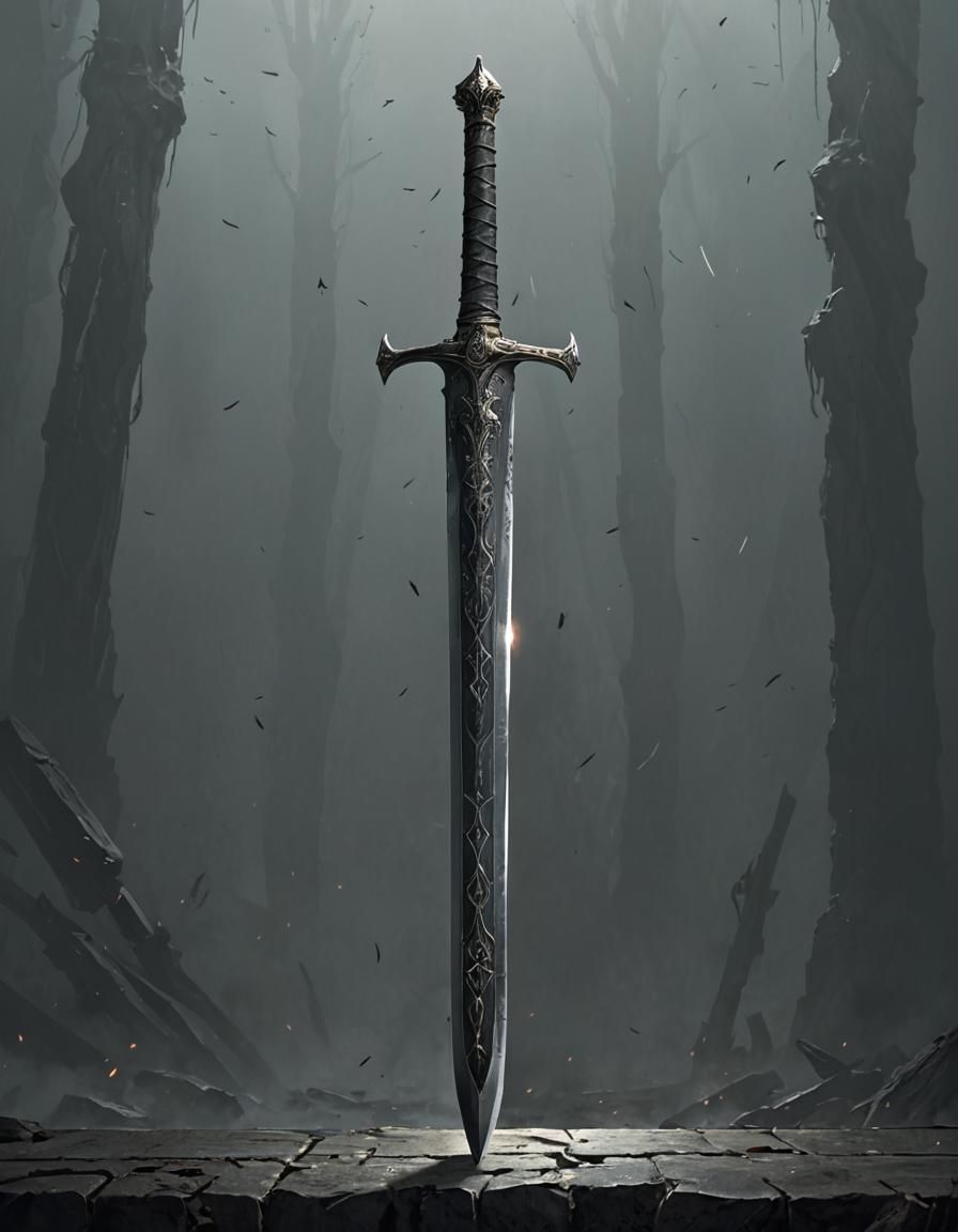 Runic Sword - AI Generated Artwork - NightCafe Creator