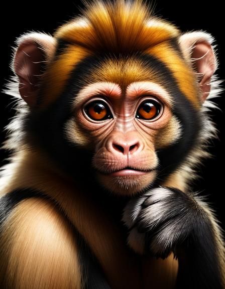 Monkey - AI Generated Artwork - NightCafe Creator