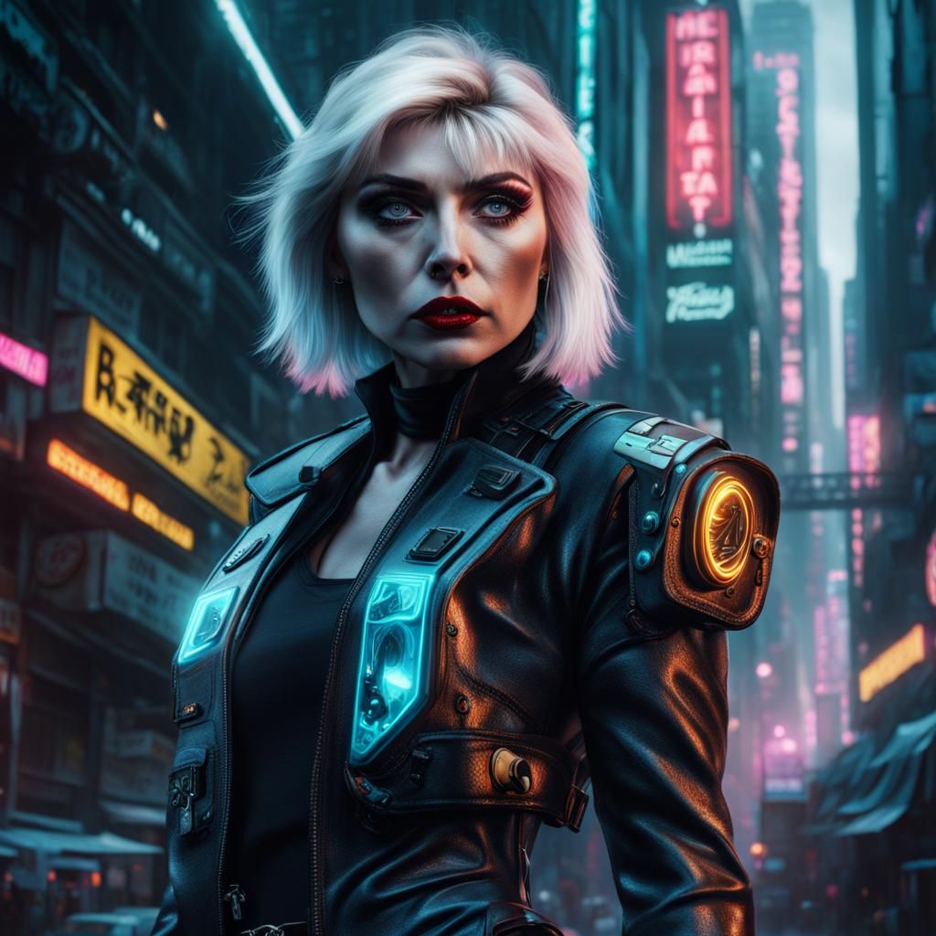 Debbie Harry Walks These Streets... - AI Generated Artwork - NightCafe ...