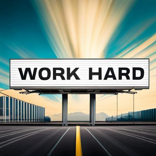 Work Hard - No Matter What. - AI Generated Artwork - NightCafe Creator