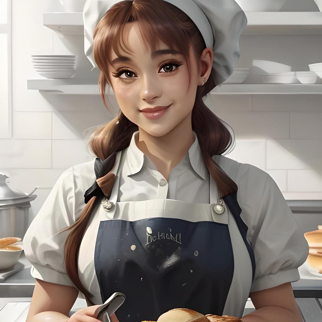 Baker Girl - AI Generated Artwork - NightCafe Creator