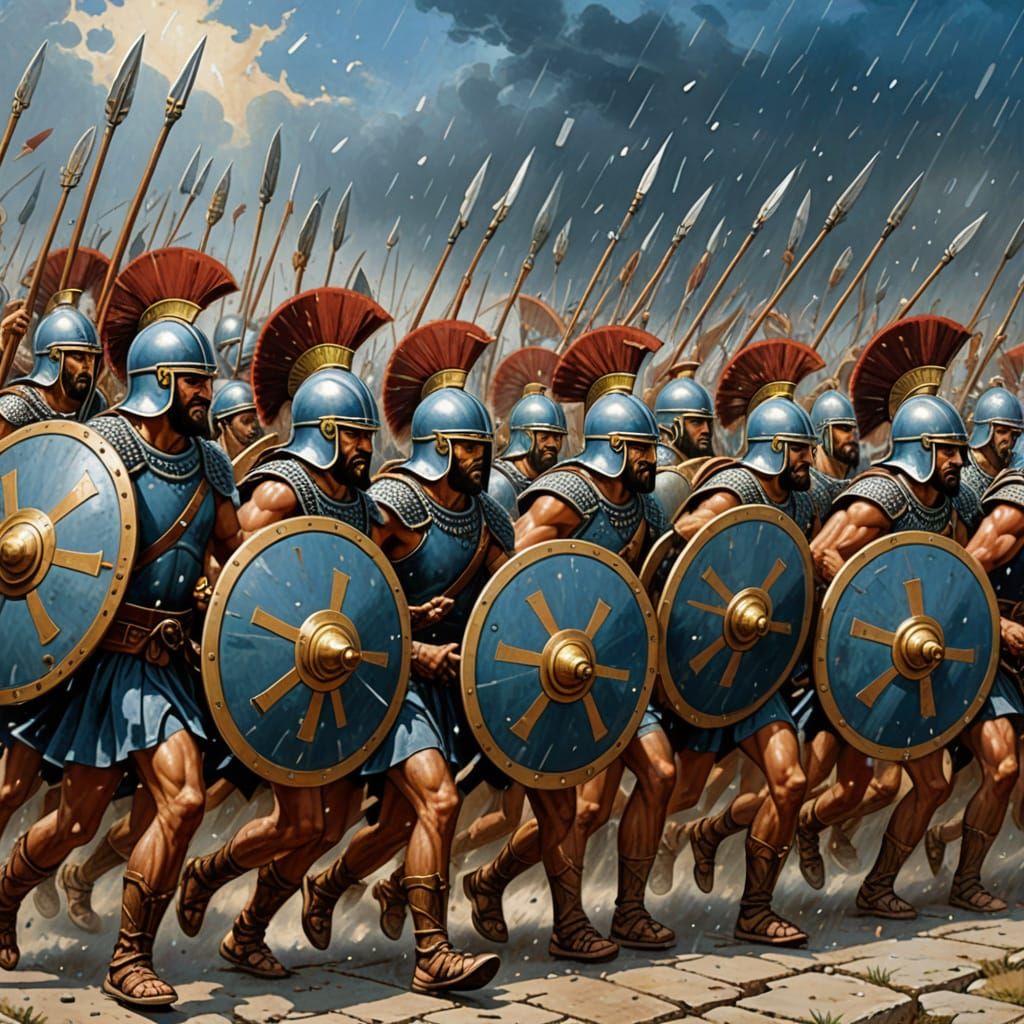 The Hoplite Phalanx at Marathon, 490 BC