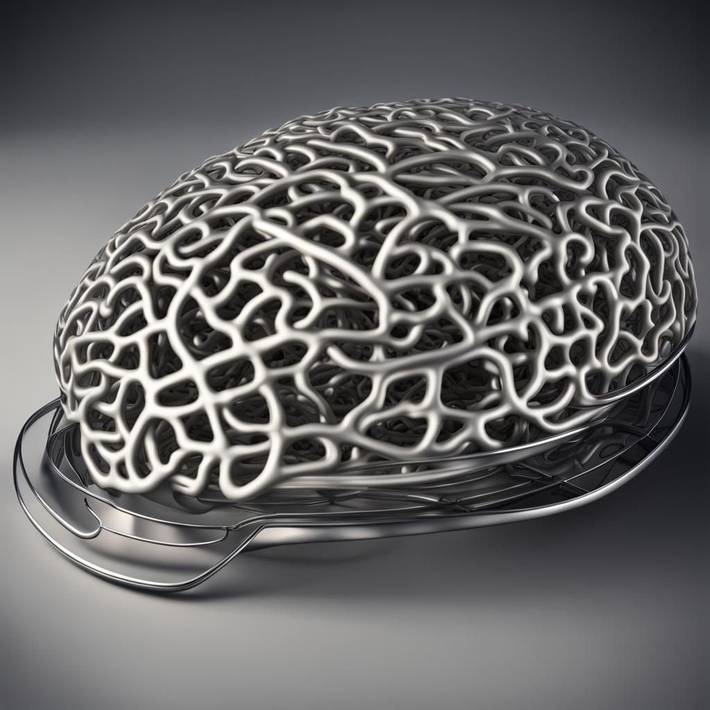 Brain Like a Sieve - AI Generated Artwork - NightCafe Creator