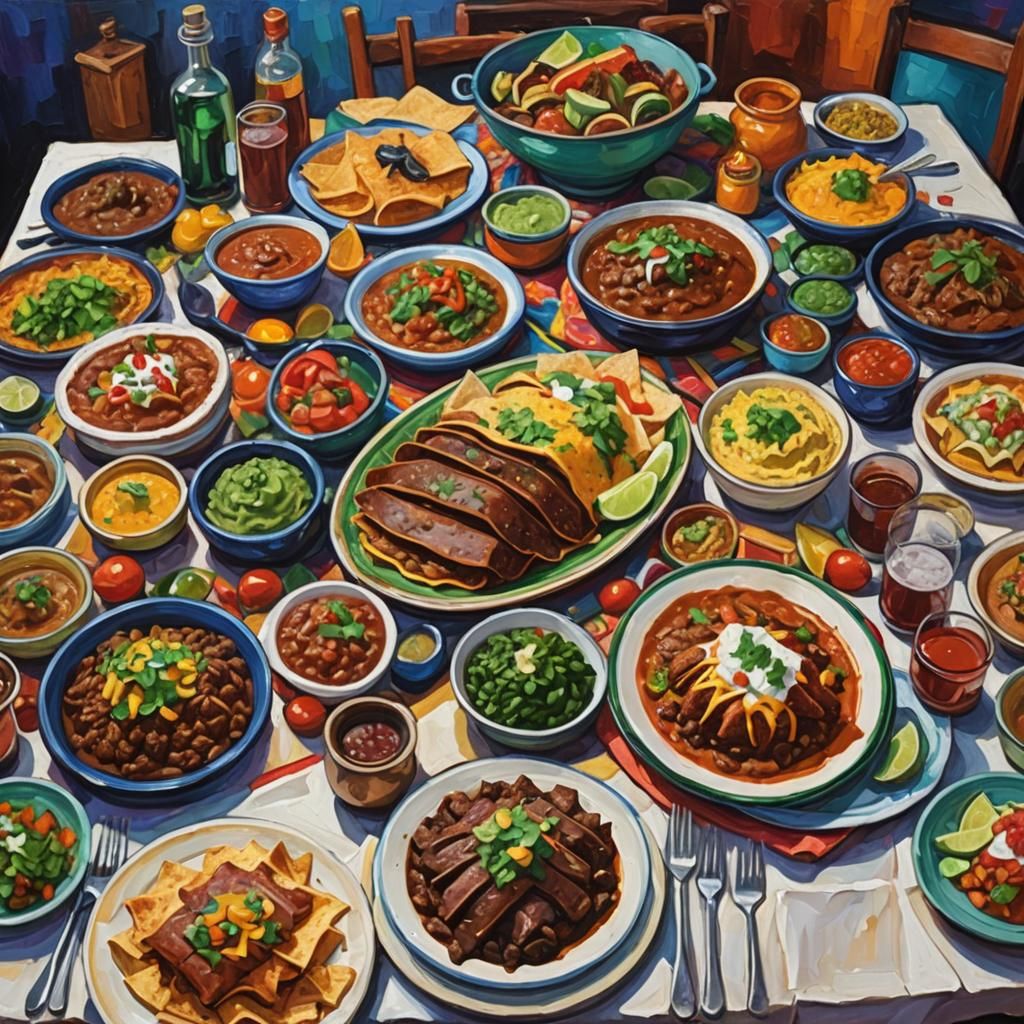 Visual Feast - AI Generated Artwork - NightCafe Creator