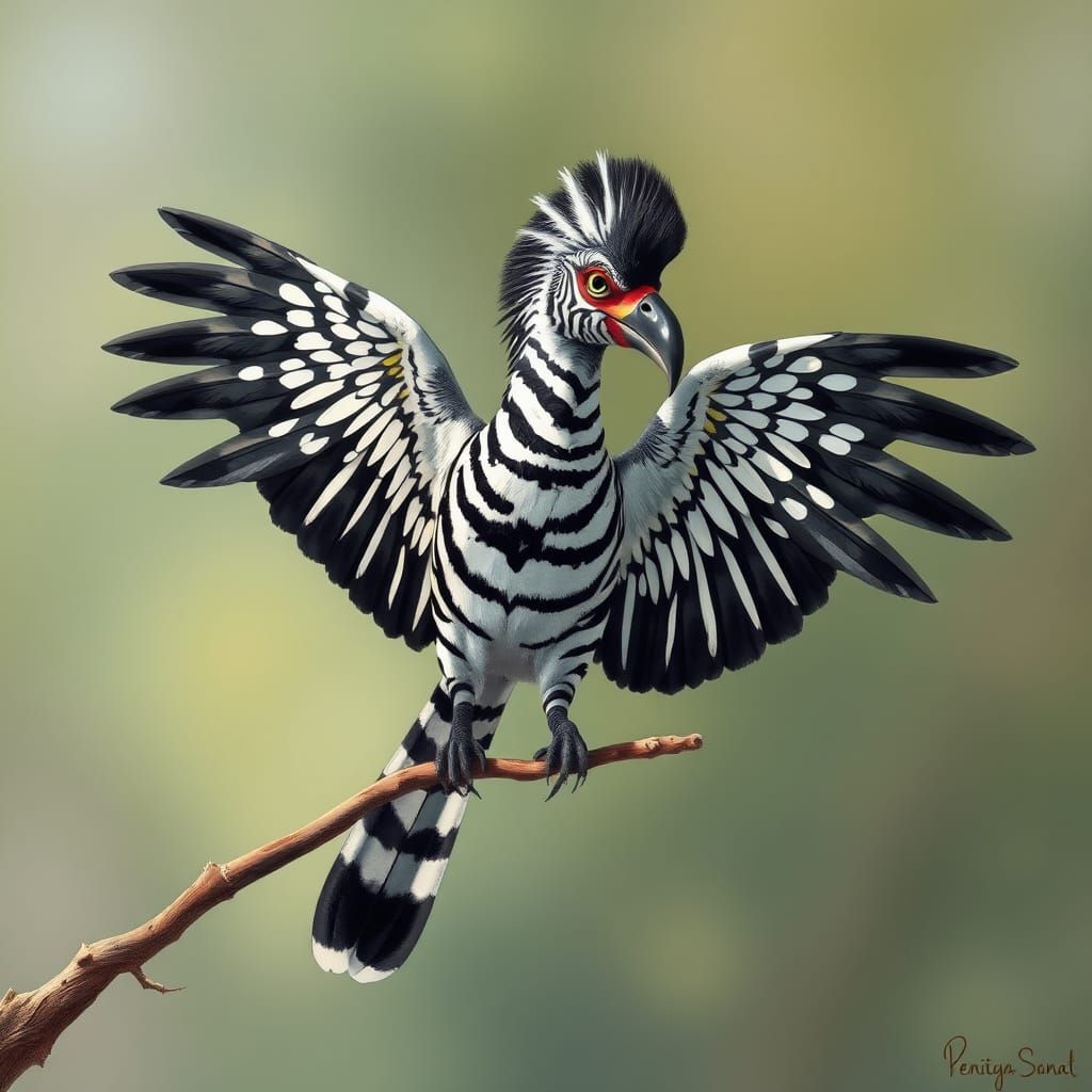 Zebra bird - Zebra bird