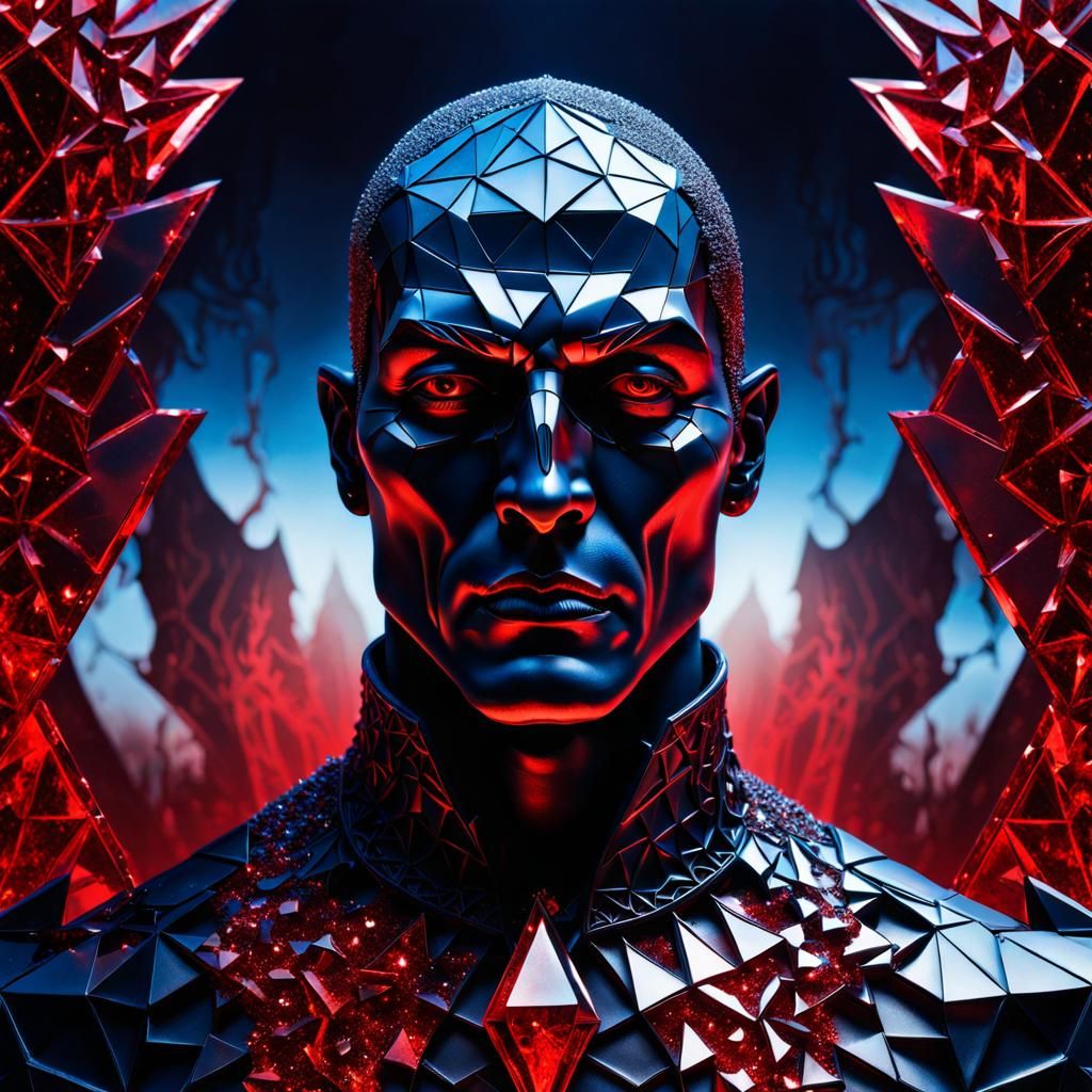 The Crystal Man - AI Generated Artwork - NightCafe Creator