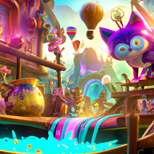 Kitty jam - AI Generated Artwork - NightCafe Creator