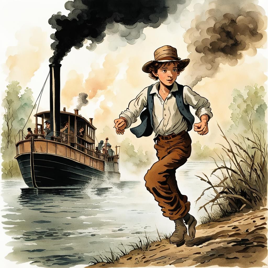 Tom Sawyer - AI Generated Artwork - NightCafe Creator