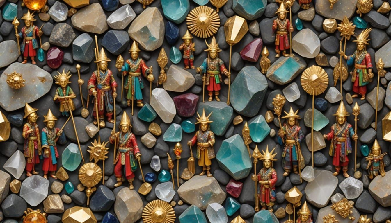 24k Gold Figurines III - 24k Gold Figurines III