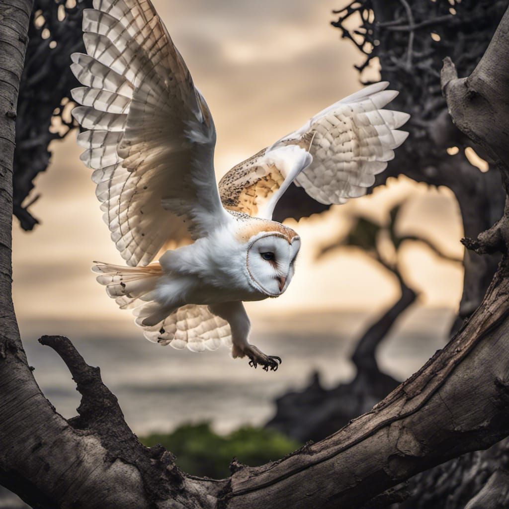 Lahaina’s Phoenix: Pueo Amidst the Charred Branches - AI Generated ...