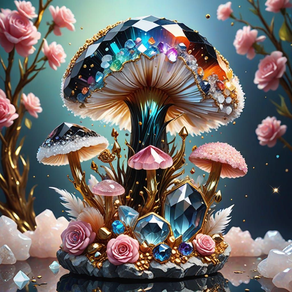 Regalía Prisma Quartz Mushroom - Regalía Prisma Quartz Mushr...