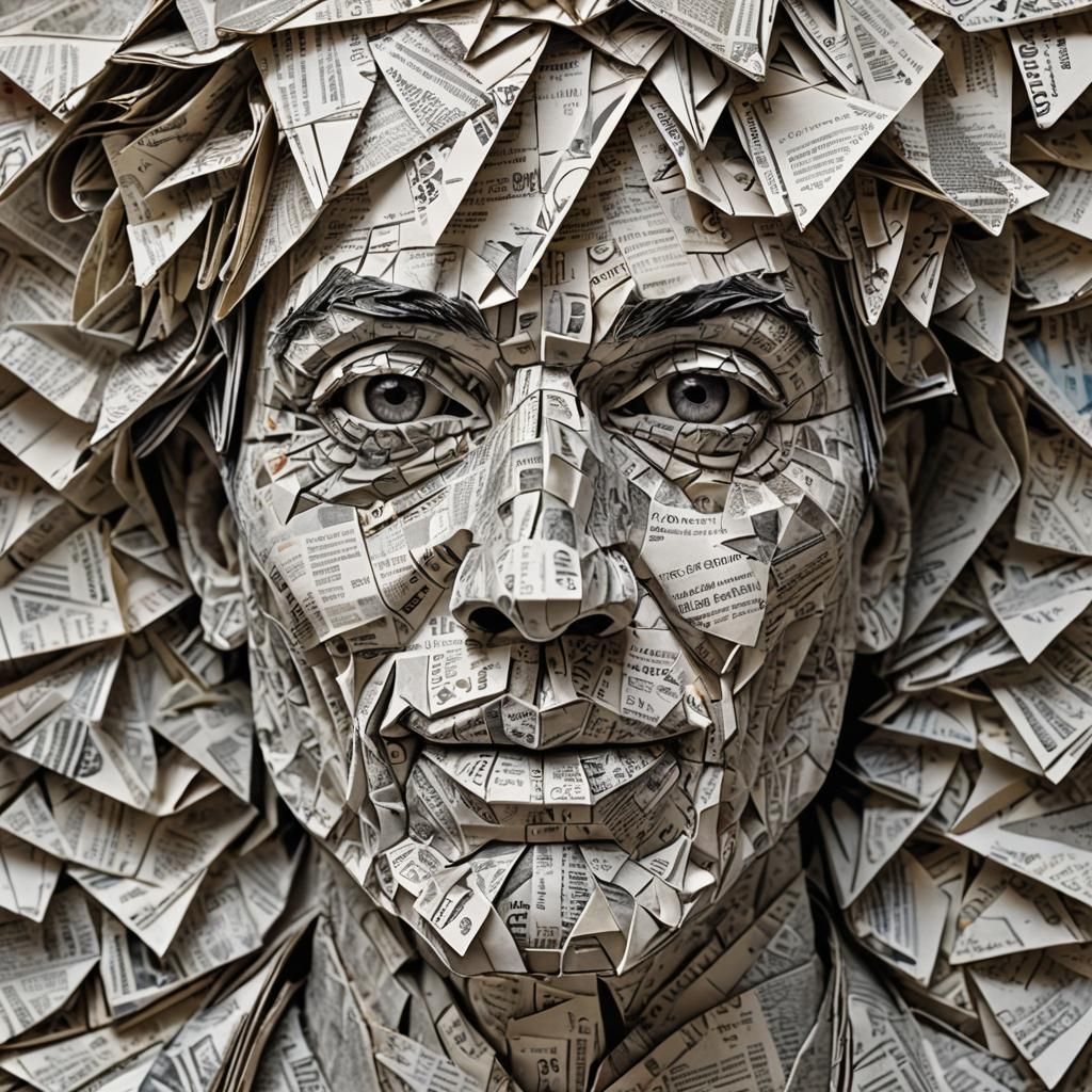 Origami-Man - AI Generated Artwork - NightCafe Creator