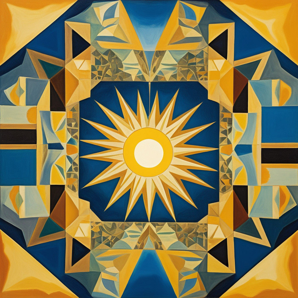 Under the skin of the sun, there is a celestial palace with magnificent ...