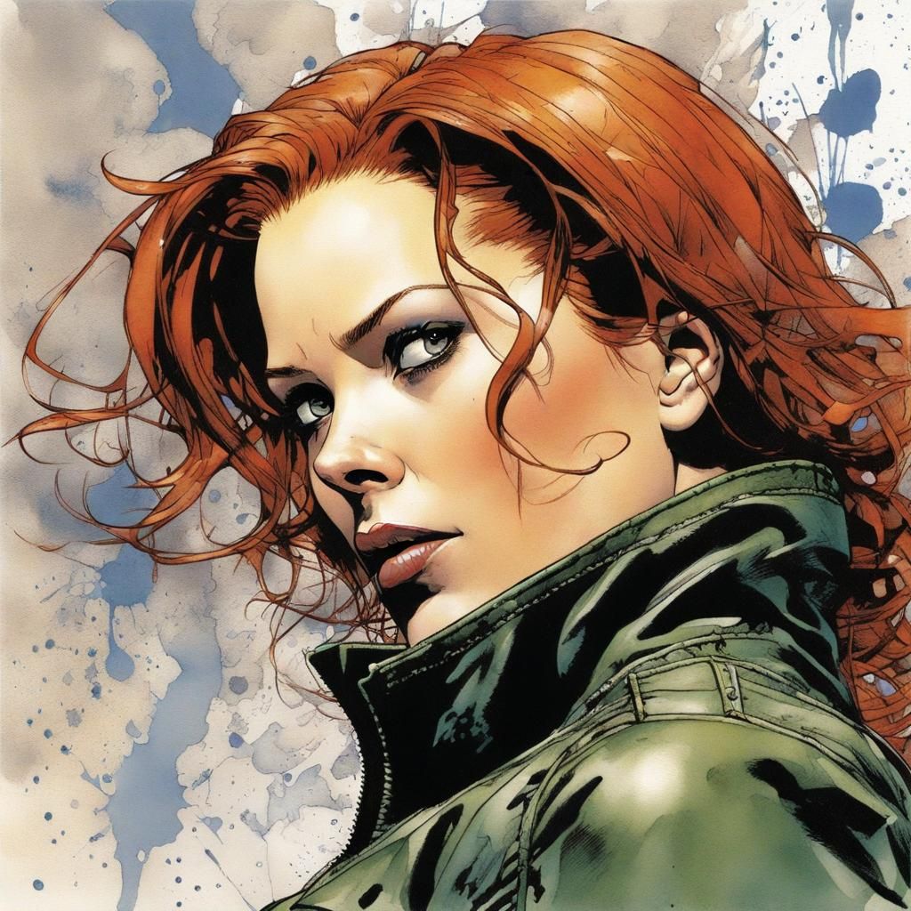 Natasha Romanoff aka Black Widow - AI Generated Artwork - NightCafe Creator
