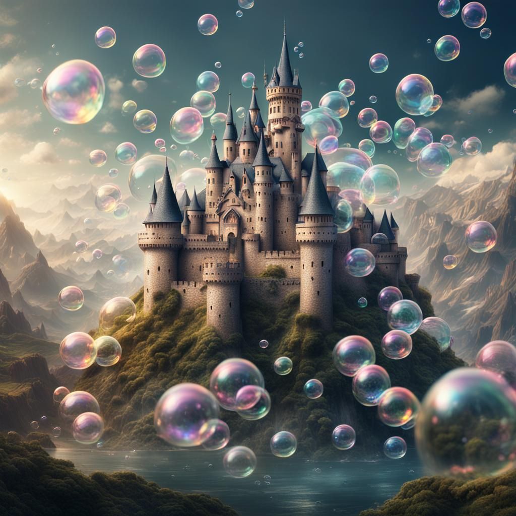 Bubble Palace - AI Generated Artwork - NightCafe Creator