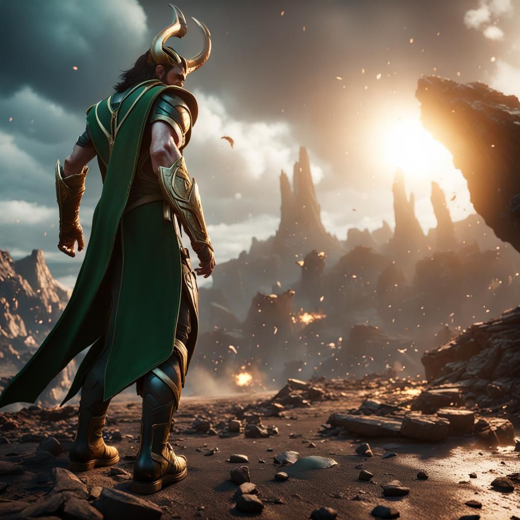 loki destroying a planet - AI Generated Artwork - NightCafe Creator