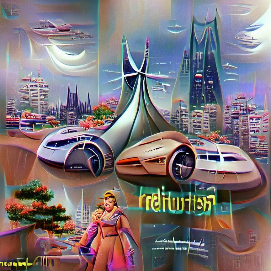 Sci-Fi Cityscape - AI Generated Artwork - NightCafe Creator