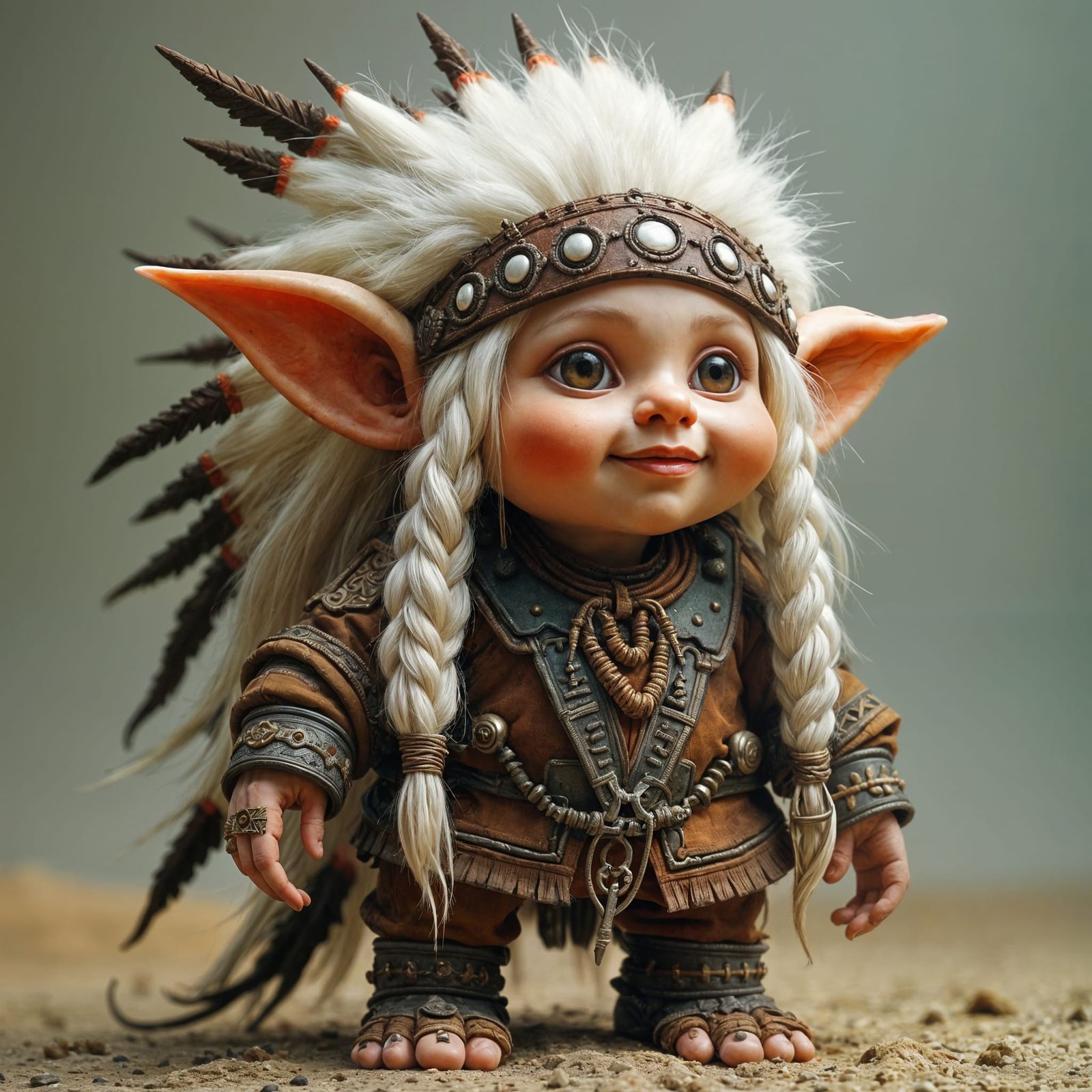 albino dwarf that was raised and accepted by the Sioux tribe